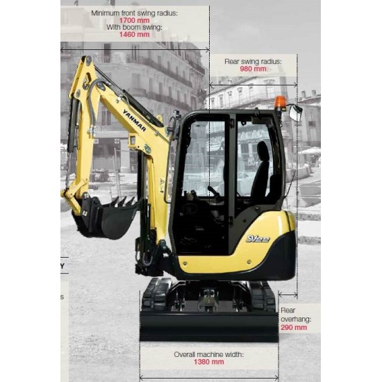Miniexcavator Yanmar SV22 - SV22-Yanmar